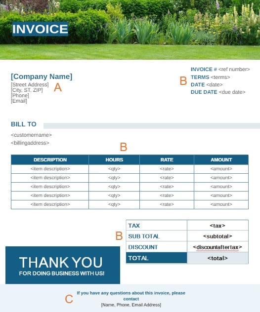 10 Free QuickBooks Invoice Templates Ready to Import to QuickBooks ...